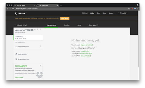Avis Trezor - Acheter un Trezor